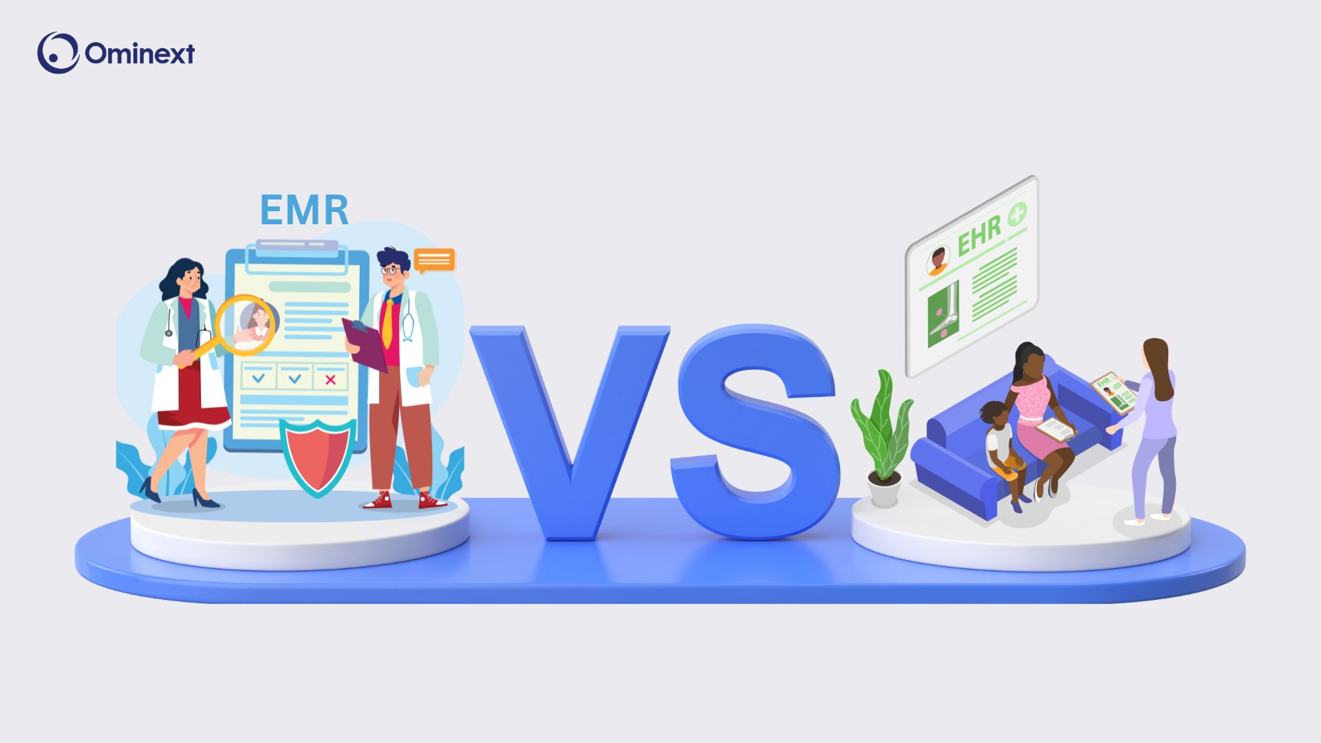 의료 정보 시스템: EMR vs. EHR 차이